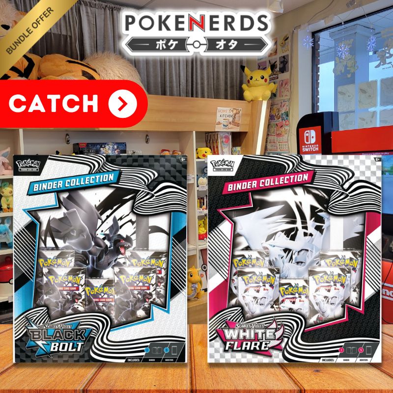 Binder Box Collection Bundle | Black Bolt & White Flare – PokeNerds