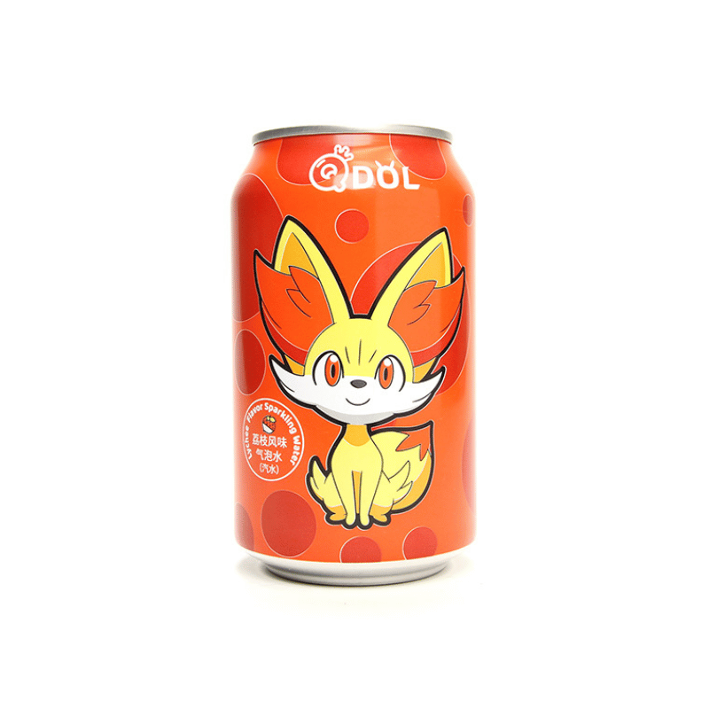 Pokemon Sparkling Water Fennekin | Lychee Flavor – PokeNerds