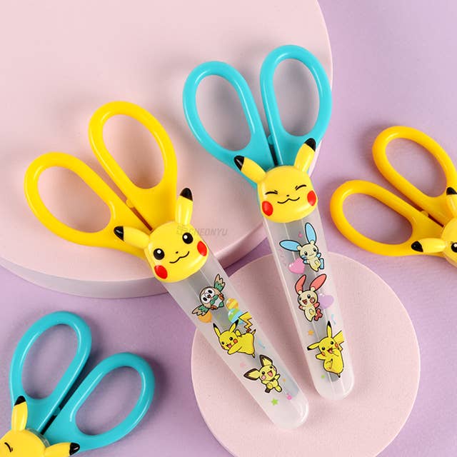 Pokemon Mascot Scissors with Safety Cover Cap – PokeNerds
